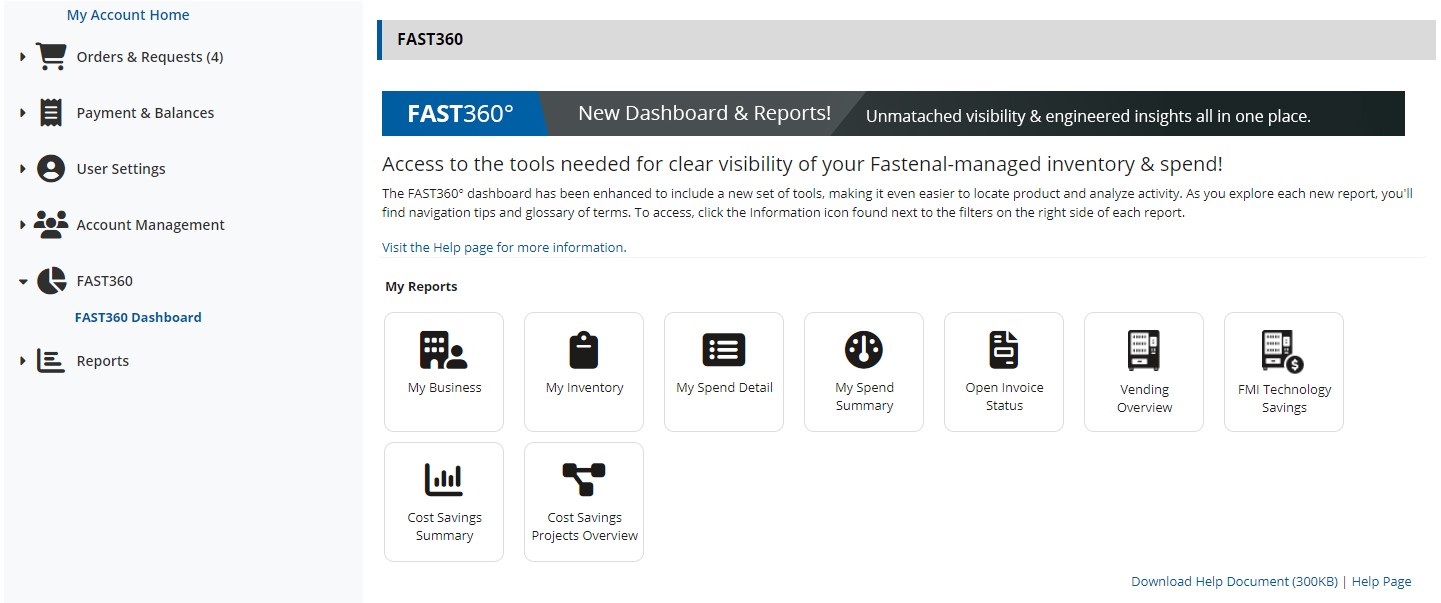 Sign in Click FAST360° Click FAST360° Dashboard