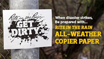 Caught in a downpour? Don’t let important information wash away! This ...